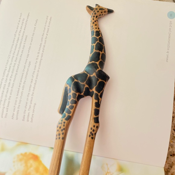 Kitchen | Handcrafted Giraffe Large Spoon | Poshmark